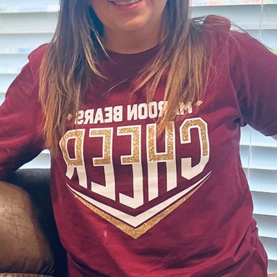 Glitter Cheer Shirt,cheer Coach Shirt,cheerleader Shirt,custom Name ...