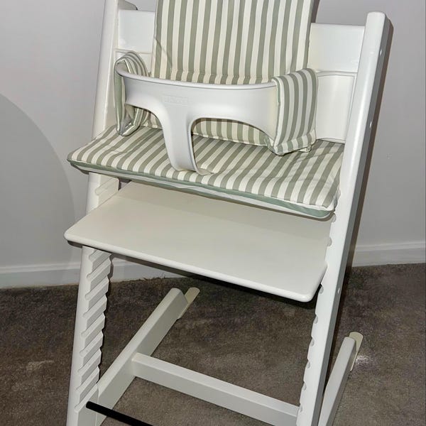 Wipeable Cushion Compatible With Stokke Tripp Trapp Classic High Chair ...