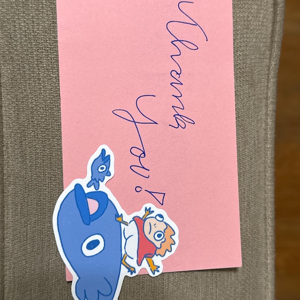 Cute Girl on Fish // Sticker - Handmade and High Quality - for Phone ...