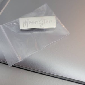 Metal handmade Bag Purse Labels, Rectangle/oval Multiple Colors ...