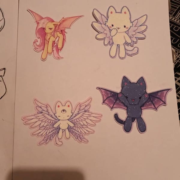 MLP Pony Flutterbat Fluttershy Vampire Glitter Stardust Vinyl ...