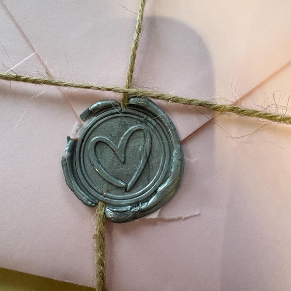 Wax Seal Letter, Scroll Letter, Handmade Love Letter, Custom Wedding ...