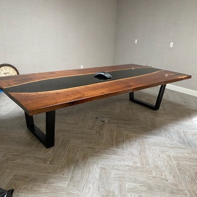 Metal Table Legs, Live Edge Table Base, Heavy Duty Furniture Leg, Set ...