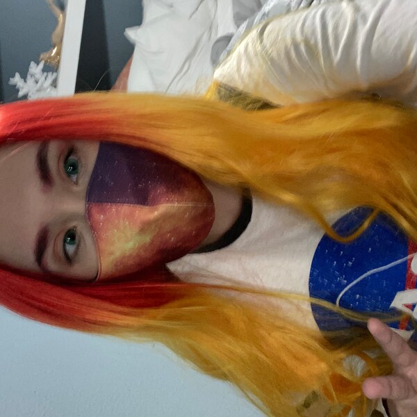 Van Gogh Starry Night Face Mask With Filter Pocket Adjustable Ear Band ...