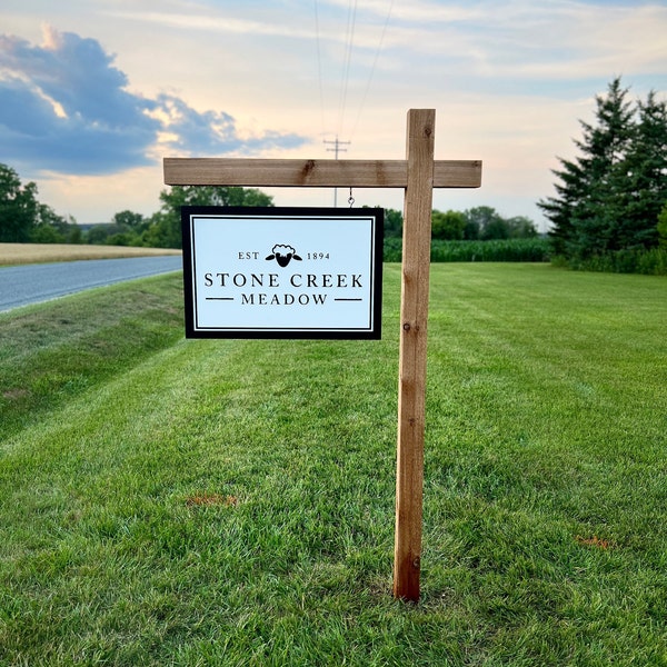 Custom Horse Farm Sign,custom Farm Signs,custom Outdoor Name Signs,farm ...
