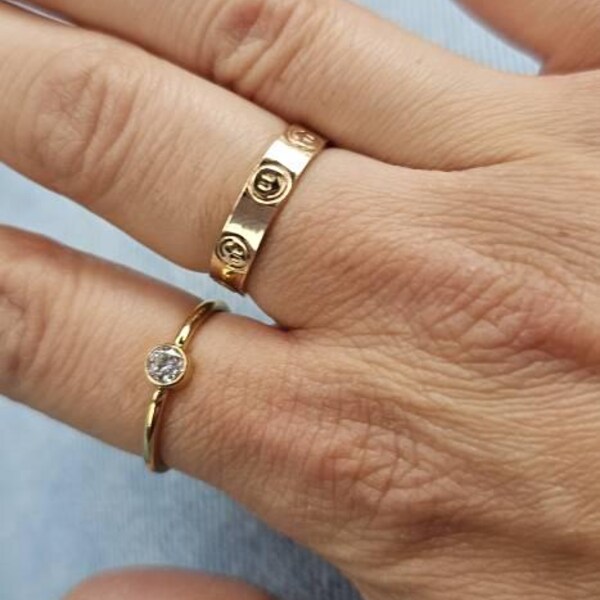 Lorde Ring • Sterling Silver • Brass - Etsy