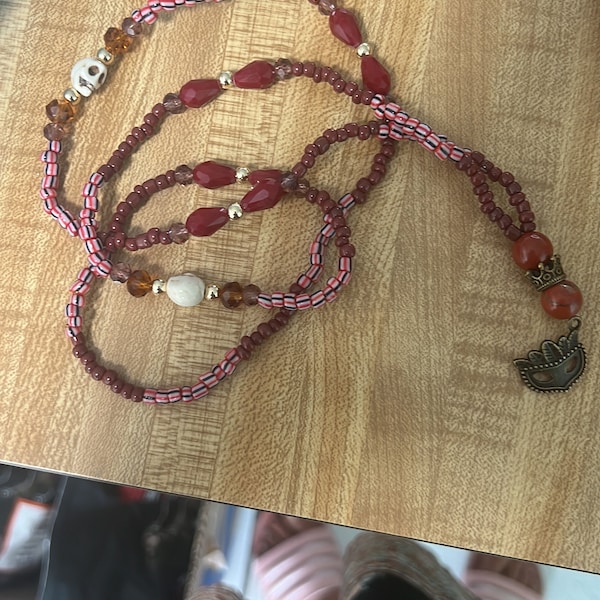 Ilde De Yemaya Con Shango, Oni Oni Bracelet, Orisha Jewelry, Santeria ...