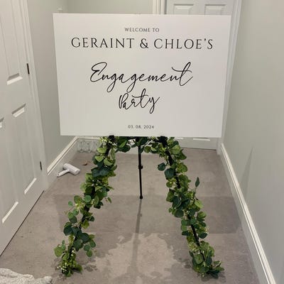MINIMALIST Wedding Welcome Sign, A1, A2, A3 or A4, Simple Welcome Sign ...