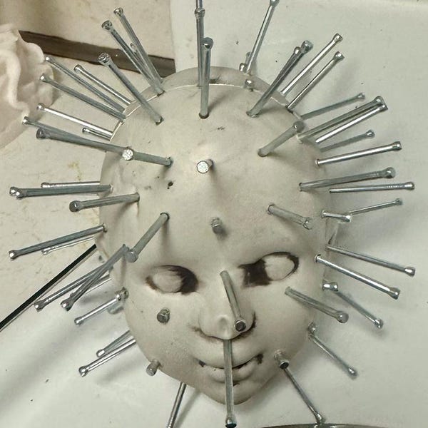 Babyheadsbyc Handcrafted Candyman Horror Doll Figurine, Eerie Nursery ...