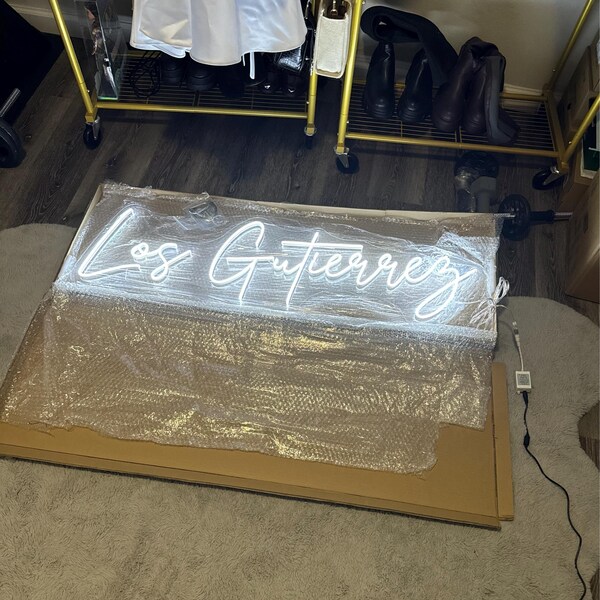 Neon Sign Custom Name, Custom Neon Sign Battery Operated, Neon Sign ...