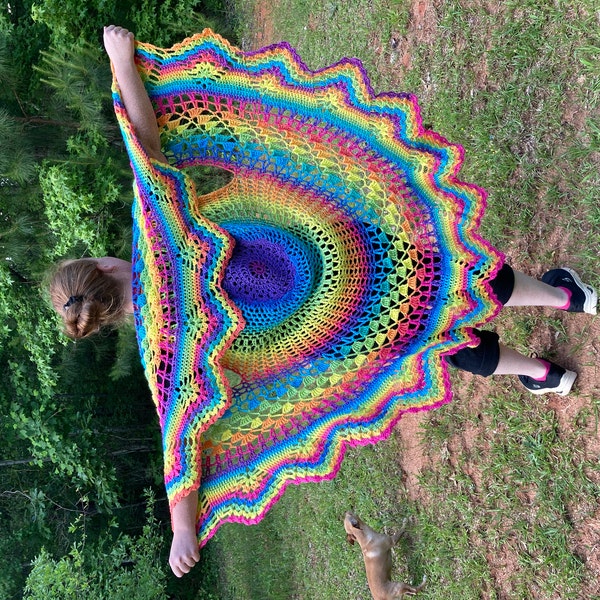 Bohemian Vest Crochet PATTERN-- Circle Vest Pattern/ Boho Vest Pattern ...
