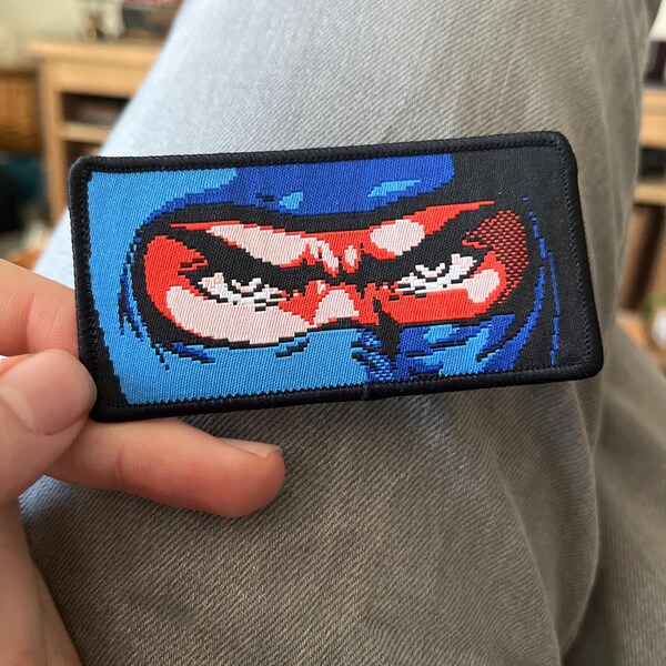 Ninja Gaiden EYES Cut Scene 8-bit NES Nintendo Woven Iron-on Patch Ryu ...