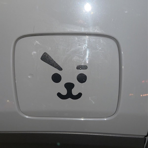 BT21 Decal/ BTS/ White Decal/ Car Window, Yeti, Laptops, Locker, iPad ...