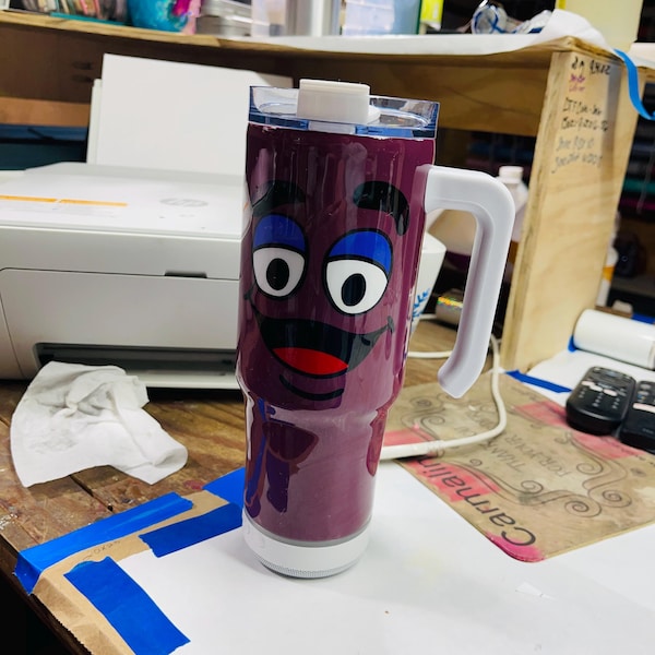 Grimace Shake SVG, Grimace PNG, Cutting File, Cut File, Cricut, Plotter ...
