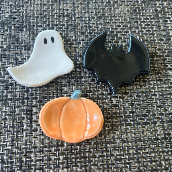 Halloween Spoon Rest Gift Set Goth Teaspoon Rest Halloween Home Kitchen ...