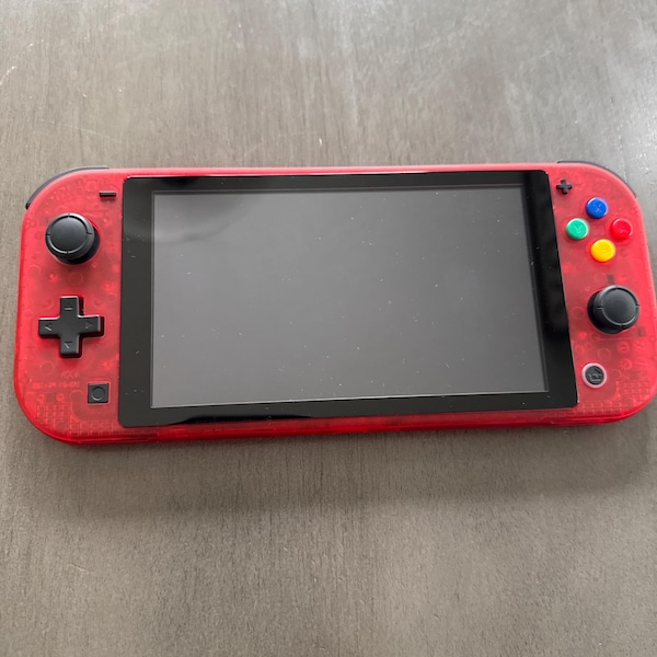 Clear Black Shell - Black Accents - Custom Switch Lite - Etsy