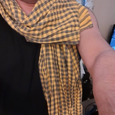 Black and White Kroma Handmade Cotton Kroma High Quality Scarves - Etsy