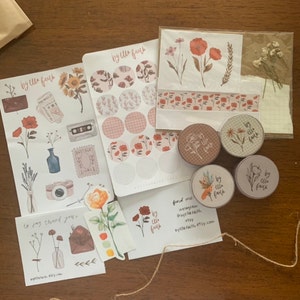 Hand Drawn Kraft Journaling Notebook Travel Journal Bujo | Etsy