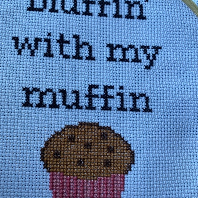 Funny Cross Stitch Pattern PDF Download can't - Etsy