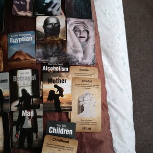 Past Life Oracle Deck Set With Travel Bag - Etsy