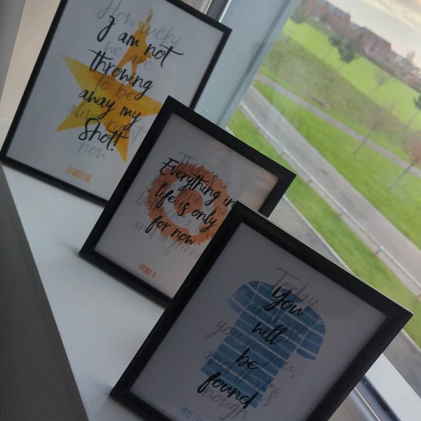 Musical Theatre Quote Posters - Double Quote - A2 - Large Format - Etsy