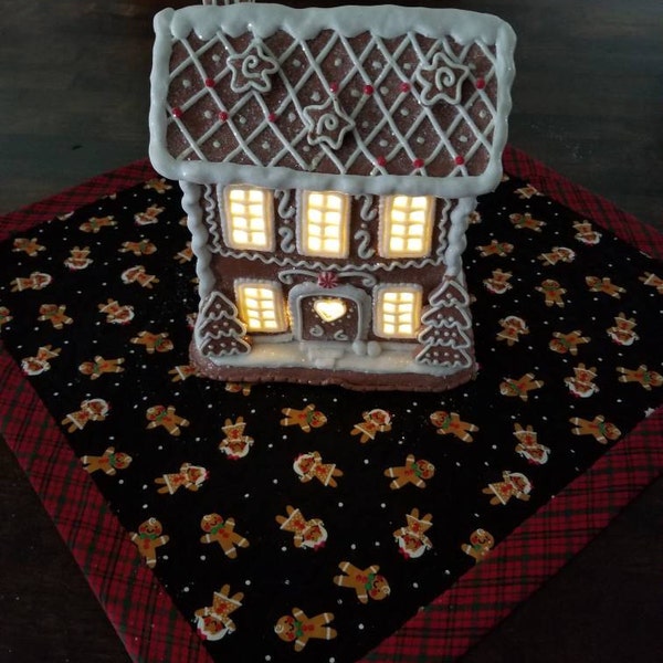 Watermelon Table Mat, Watermelon Table Topper, Quilted Watermelon Mat ...