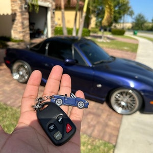 NA Mazda Miata Keychain RED MX5 Top Down Lights Up - Etsy