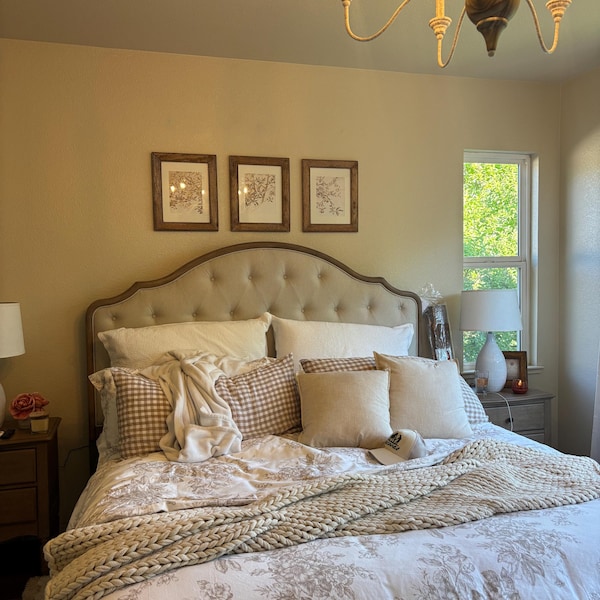 Vintage Set of Ten Gallery Prints in Dark Green Tones for Digital ...