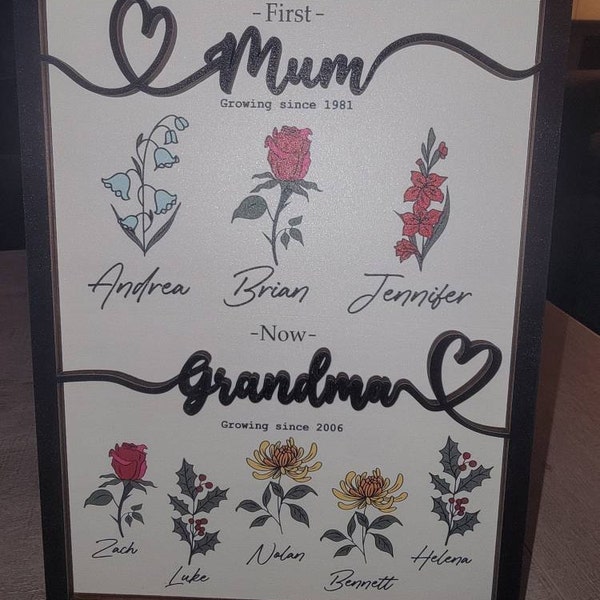 Baptism With Cross and Flower, Butterfly Night Light, Christening Gifts ...