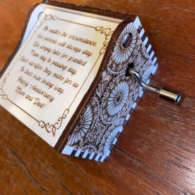 Gravity Falls Hand Crank Wood Paper Strip Music Box With Personalized ...