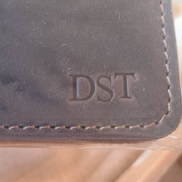 Personalized Leather Wallet, Personalized Slim Credit Card Wallet ...