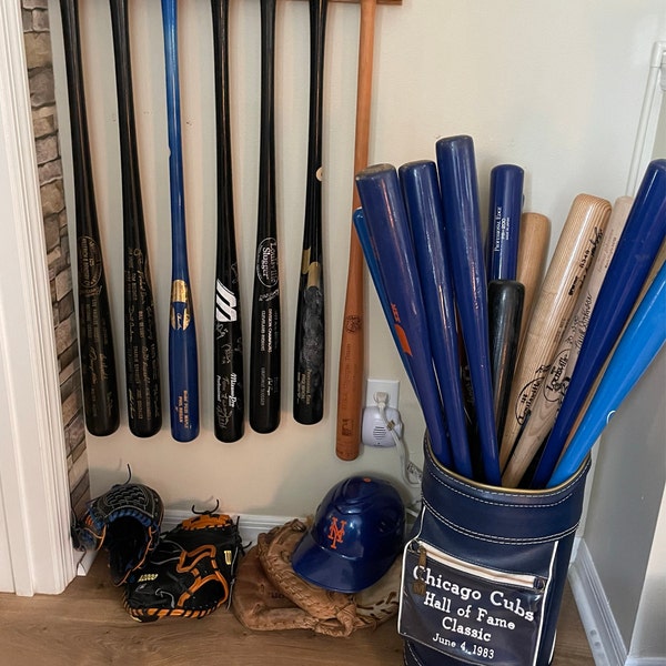 Vertical Baseball Bat Display Rack for Regular Bats (priced by the Inch ...