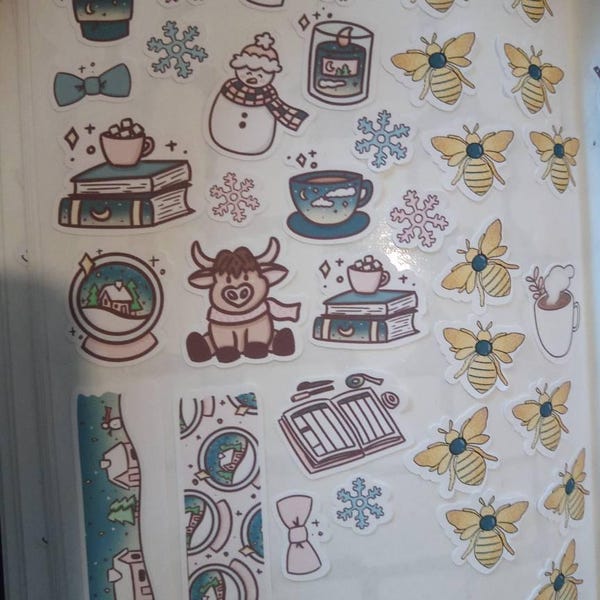 Reusable Sticker Book | 5x7 | Sticker Organisation | Planner Stickers ...