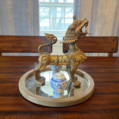 Foo Dogs Massive 18 Inch White Foo Dogs Stunning White Shishi Lions - Etsy