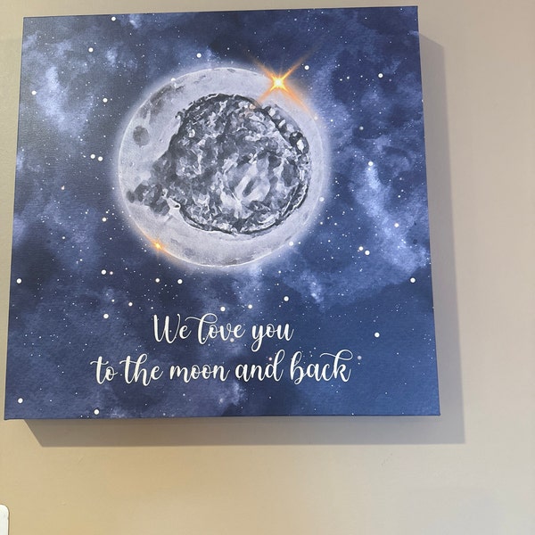 Embryo Art Custom Canvas Print IVF Baby Pregnancy Announcement IVF Art ...