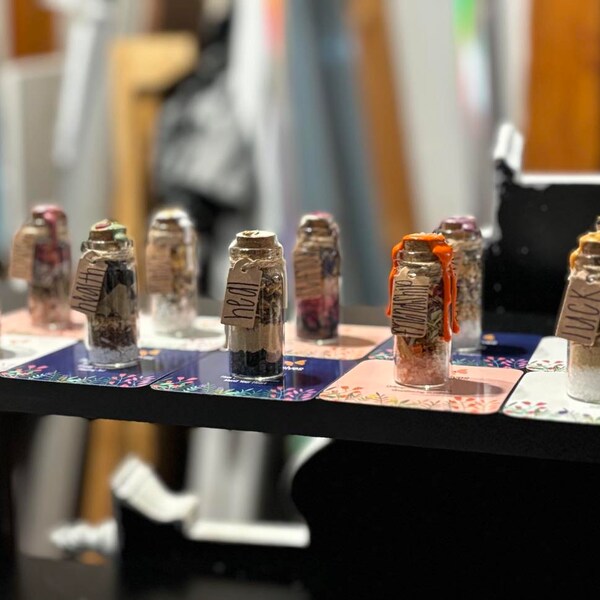 Relax & Unwind Spell Jar | Stress Relief | Mini Altar Spell Jar ...