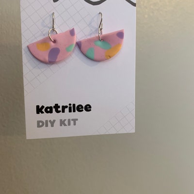 DIY Polymer Clay Earring Kit, Make Your Own Earrings Craft Kit ...