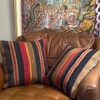 28x22 Kilim Floor Pillow, Large Striped Pillow, Oversized Kilim Pillow ...