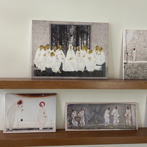 Descent of the Holy Spirit, Pentecost: Original Canvas Art Print of the ...