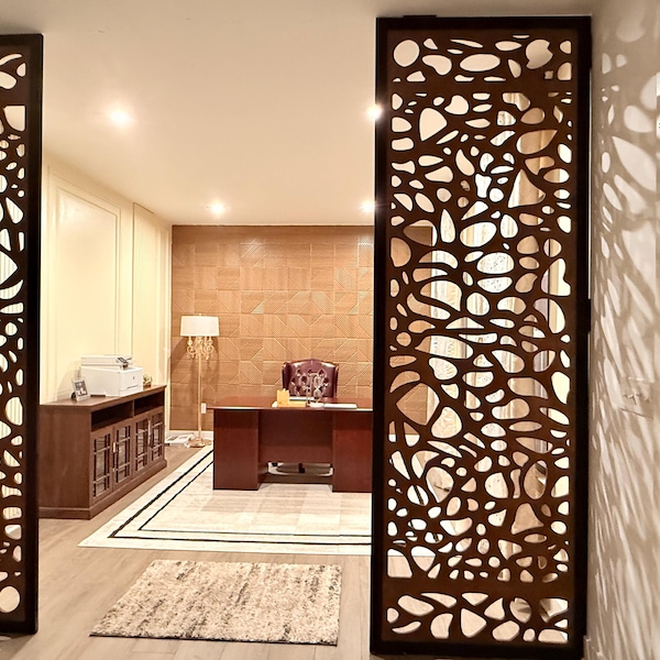 Fully Rotatable Wood Slats | Customizable Room Dividers | Adjustable ...