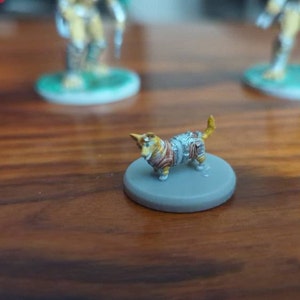 6pc Modular Rakshakin Tabaxi Warriors 32mm Scale Dnd Miniature Dungeons ...