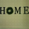 HOME Sign - Home Letters With Wreath - Farmhouse HOME Sign Wall Decor ...