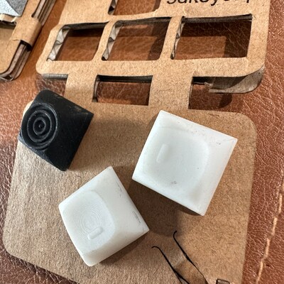 Keychron K3 Textured Keycap Set WASD White Grey Black - Etsy