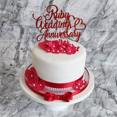 Customised Glitter/mirror Card Cake Topper Personalised Cake Topper Any ...
