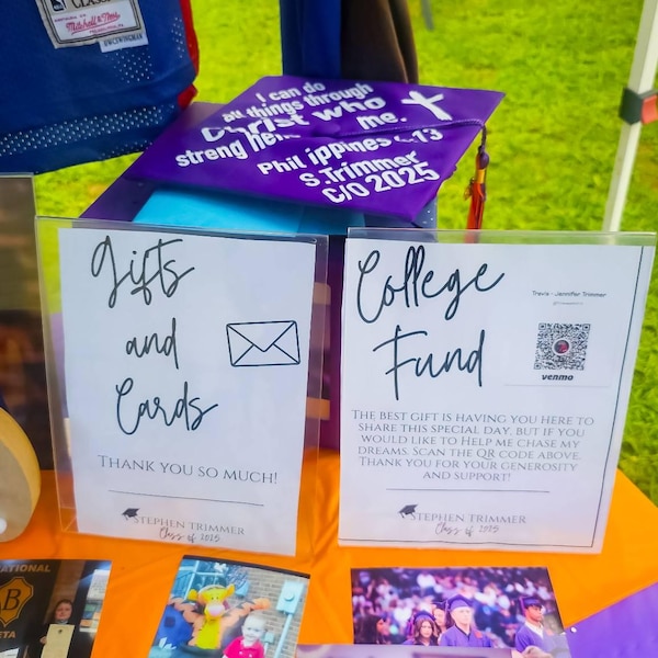 Graduation Sign Bundle, EDITABLE Grad Party Signs, Graduation Party ...