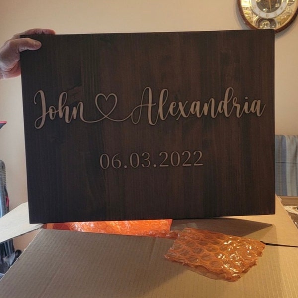 3D Wedding Welcome Sign - Welcome to Our Wedding Sign - Welcome Wedding ...