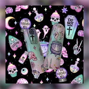 Pretty Creepy Clipart Bundle Cute Halloween Digital Paper / Clipart ...