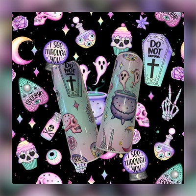 Pretty Creepy Clipart Bundle Cute Halloween Digital Paper / Clipart ...