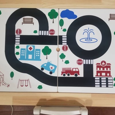 Road Set SVG. Race Car Track Svg. Cricut Cut Files, Silhouette. Stop ...