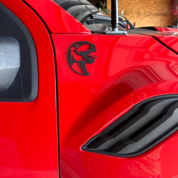 Angry Goat Car Emblem Badge Custom Red Black New - Etsy